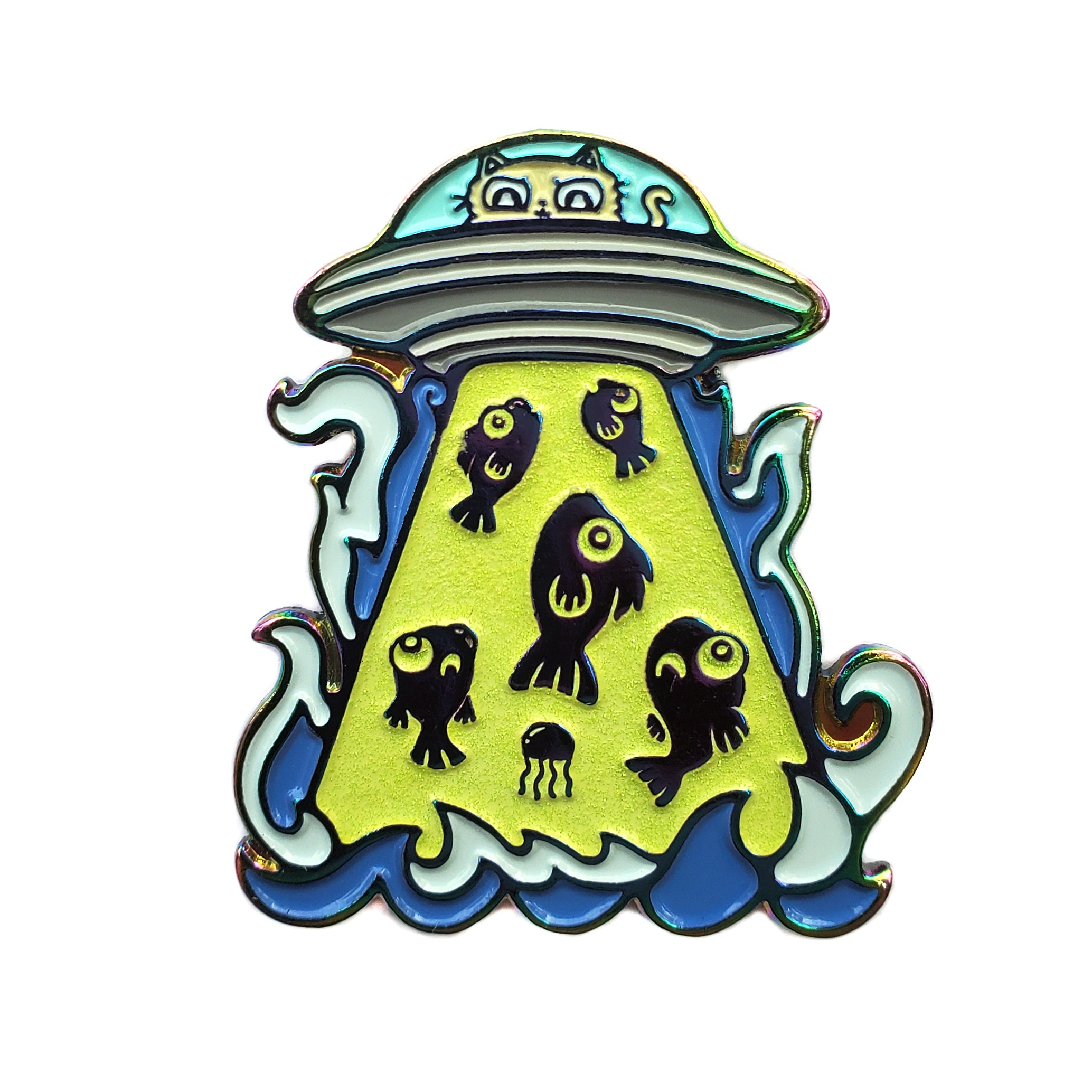 UFO Cat Pin – Kolorspun
